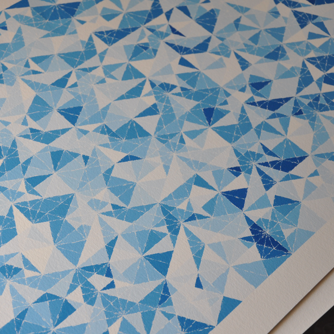 Cracked Ice Print - excites - the Portfolio of Simon C. Page